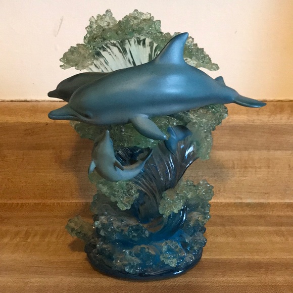 Accents | Vintage Lassen Christian Reese Dolphin Music Box Maternal ...
